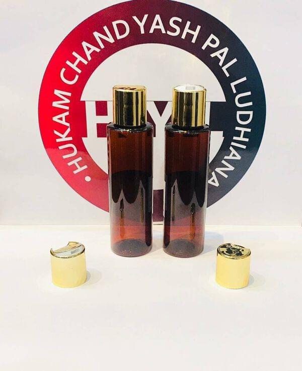 100 ML SLEEK AMBER WITH GOLDEN DISC | HUKAM CHAND YASH PAL