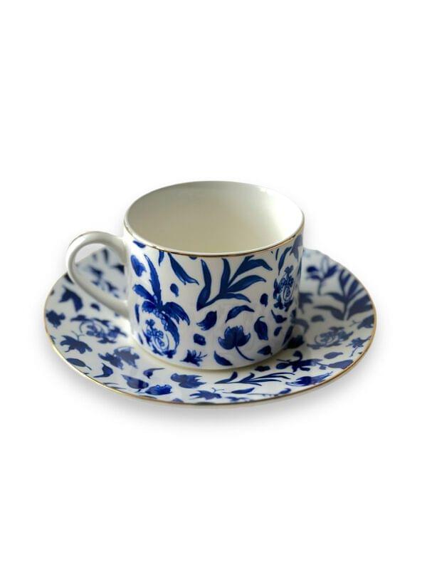 Devnow Ceramic 250ML JOYFUL CUP & 6.25"JOYFUL SAUCER Set of 12 | Devnow International