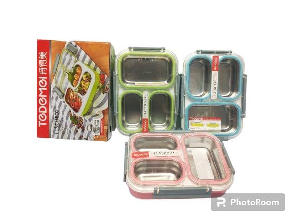 6540 Three Partition Lunch Box (20PCS CTN ) | Vasvi