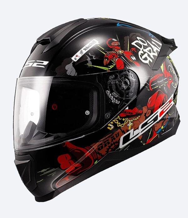 CASCO LS2 FF802 FLASH II KNIGHT | Old Brain Ecuador