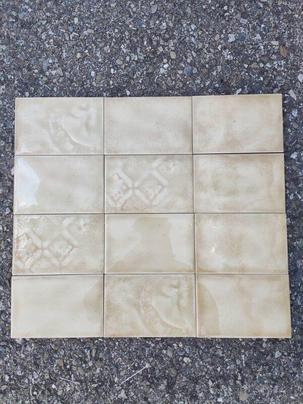 12x18 imola senape wall tile glossy | FLAMINIA italian ceramic tiles