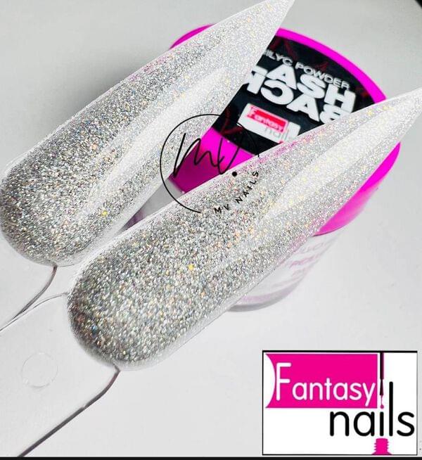 ACRILICO FANTASY FLASH BACK PLATA 1 OZ. | MV NAILS DISTRIBUIDORA