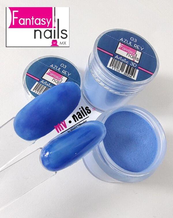 ACRICOLOR FANTASY 3D #03 AZUL REY | MV NAILS DISTRIBUIDORA