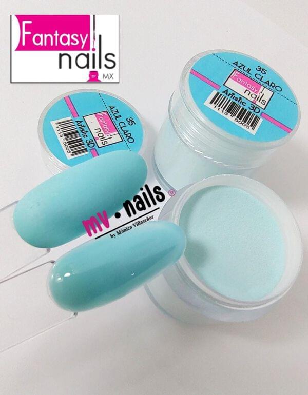 ACRICOLOR FANTASY 3D #35 AZUL CLARO | MV NAILS DISTRIBUIDORA