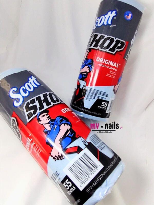 SERVITOALLA AZUL (SCOTT) ROLLO C/55 PZS. | MV NAILS DISTRIBUIDORA