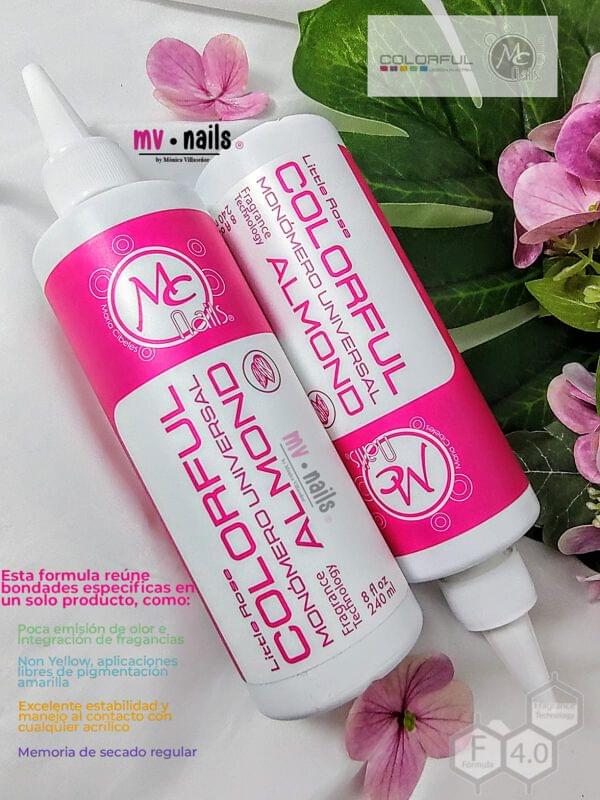 MONOMERO COLORFUL BY MC ALMOND (LITTLE ROSE) 08 OZ. | MV NAILS ...