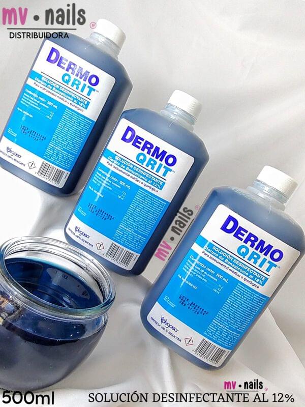 SOLUCION DESINFECTANTE DERMO QRIT 500 ML. | MV NAILS DISTRIBUIDORA