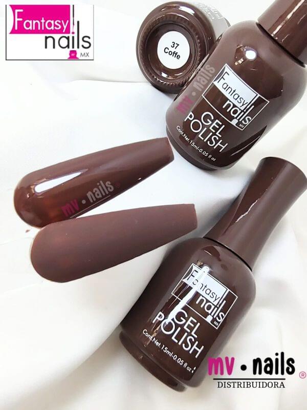 GEL FANTASY POLISH #037 COFFE 15 ML. | MV NAILS DISTRIBUIDORA