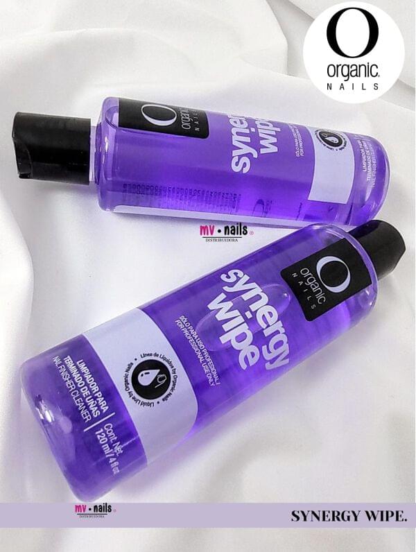 SYNERGY WIPE ORGANIC 120 ML. | MV NAILS DISTRIBUIDORA