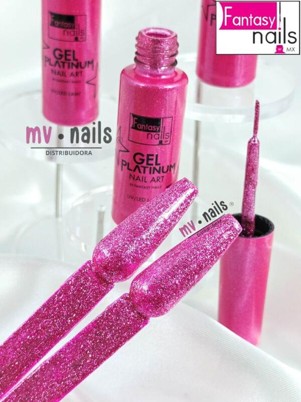 GEL LINNER (PLATINUM) FANTASY #05 ROSA 10 ML. | MV NAILS DISTRIBUIDORA