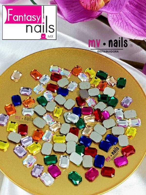 GEMA FANTASY "COLORS" MIX CUADRADOS | MV NAILS DISTRIBUIDORA