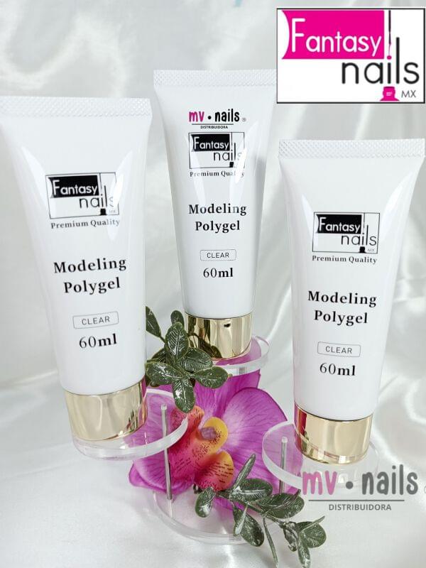 POLYGEL FANTASY CLEAR 60 ML. | MV NAILS DISTRIBUIDORA