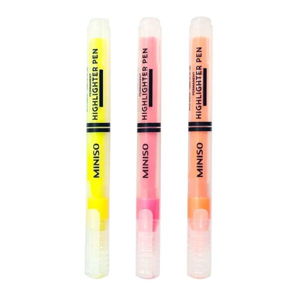 Highlighter 3 Packs(Yellow*Orange*Pink) | MINISO PV
