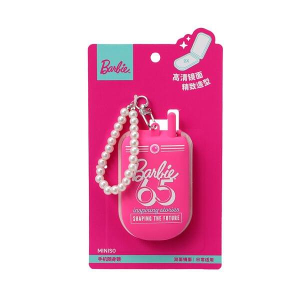 Barbie Shining Collection Phone Shape Foldable Mirror | MINISO PV
