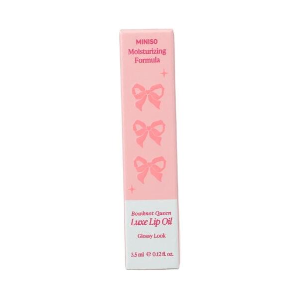 Miniso Bowknot Queen Luxe Lip Oil(Bloody Pink) | MINISO PV