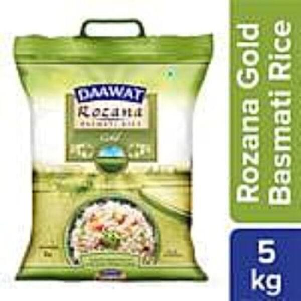 Daawat Rozana Gold Basmati Rice 5kg | GM (VENTE GROS)