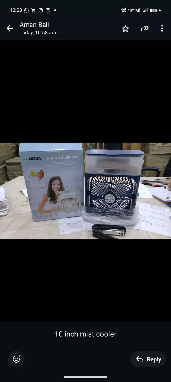 Nova air cooler fan | skytale