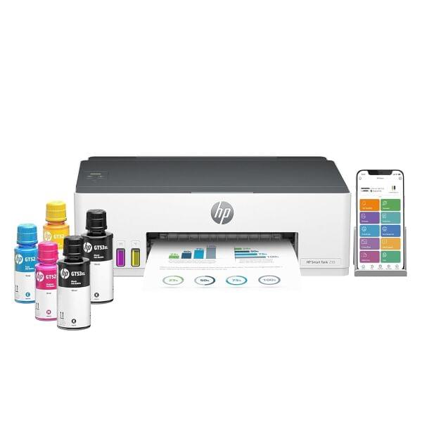 HP Smart Tank 210 Single Function WiFi Colour Printer (Upto 8K Black ...