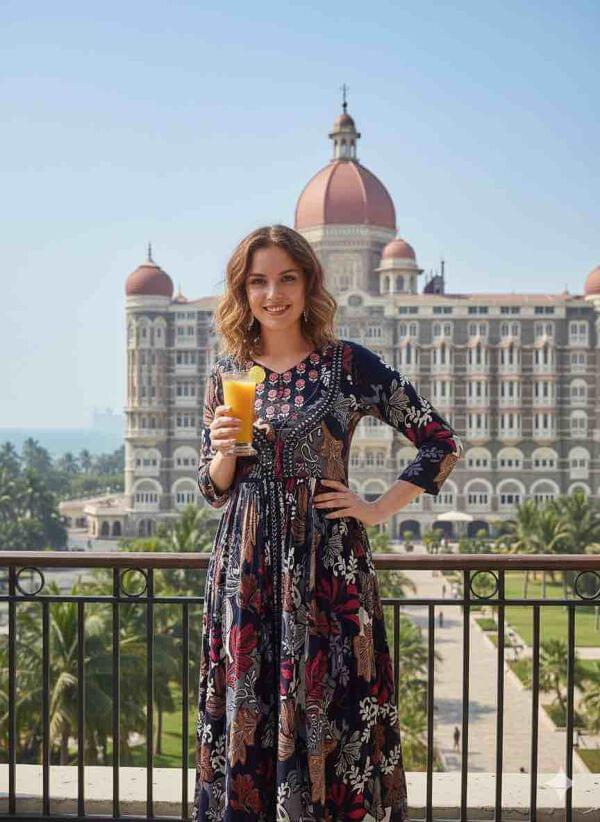 Sarifa Umbrella Anarkali Gown | MICKI FASHION