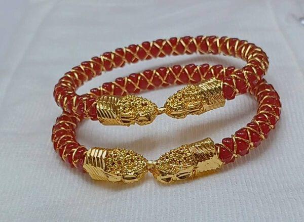 Gold Plated Branded Bangles/Kangans | Renuka Collections