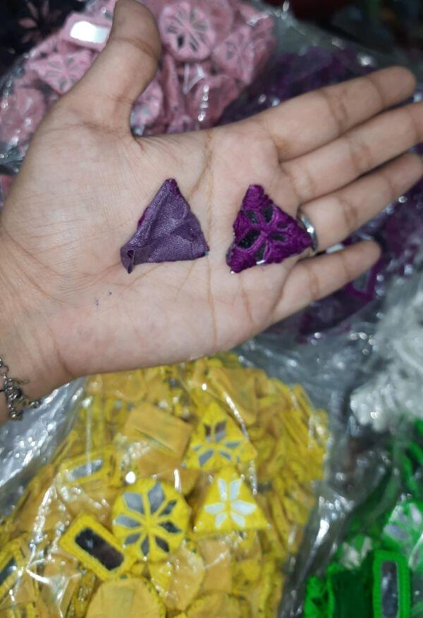 Mirror And Thread Work Pendant Small Regaliaz