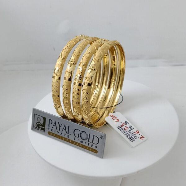 HALF ROUND BANGLES | Payal Gold Mumbai