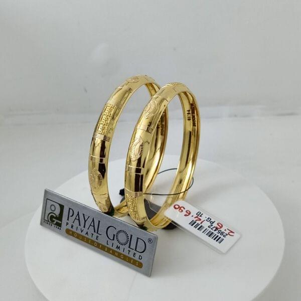 HANDMADE BANGLES (HALF ROUND) | Payal Gold Mumbai