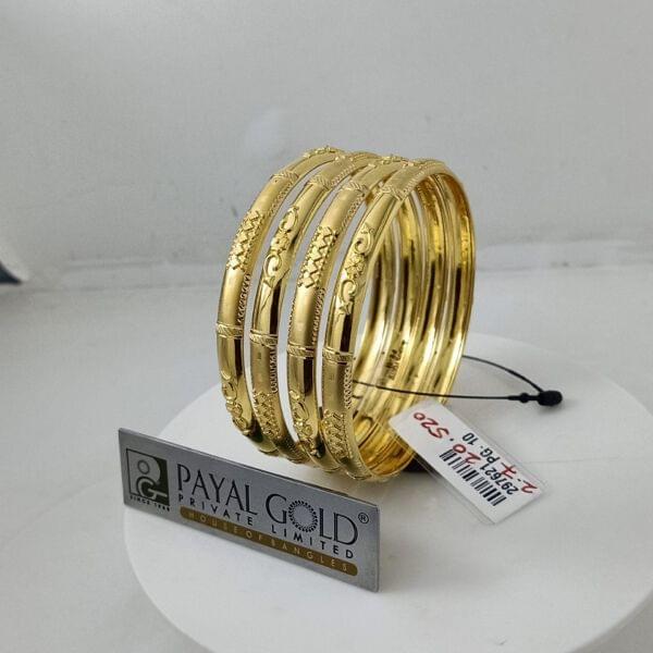 HANDMADE BANGLES (HALF ROUND) | Payal Gold Mumbai