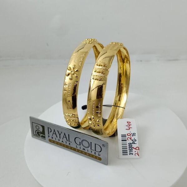 HALF ROUND BANGLES | Payal Gold Mumbai