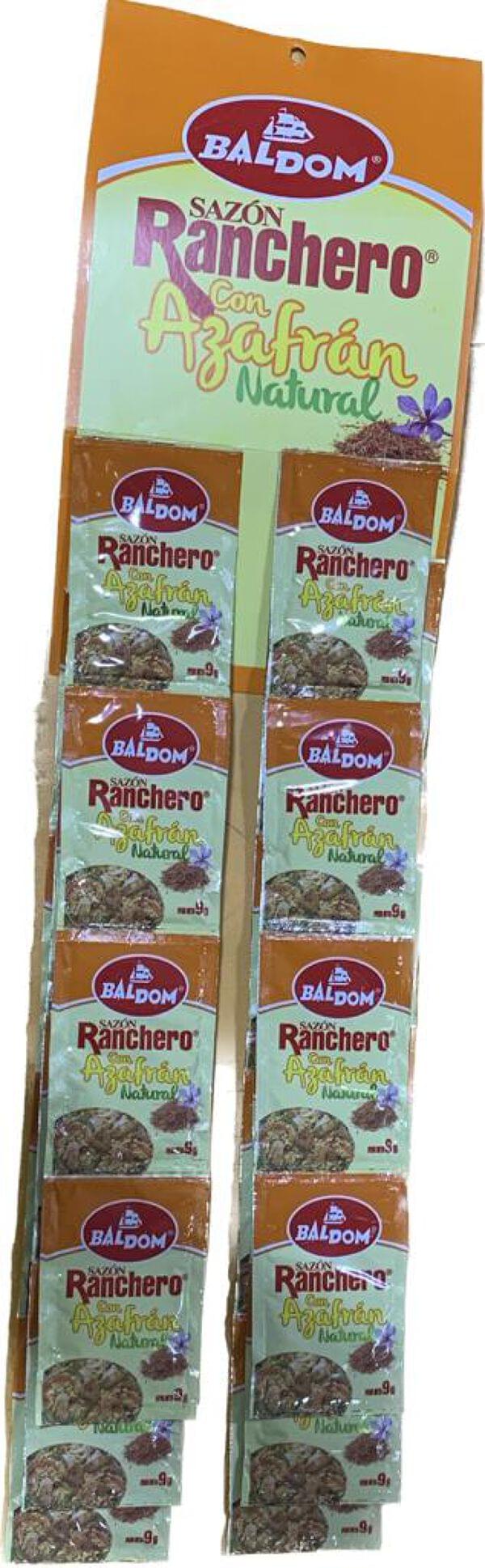Sazón Azafrán Ranchero 24/9 grs. | Centro Comercial Yssa Miguel SRL