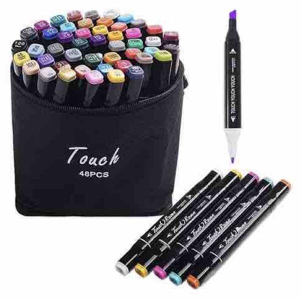 PLUMONES TOUCH 48 PCS | TJ•PERU