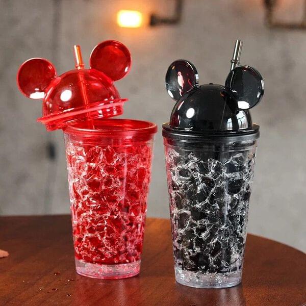 Mickey Gel Sipper With Straw Big Size | TwiiMart.in