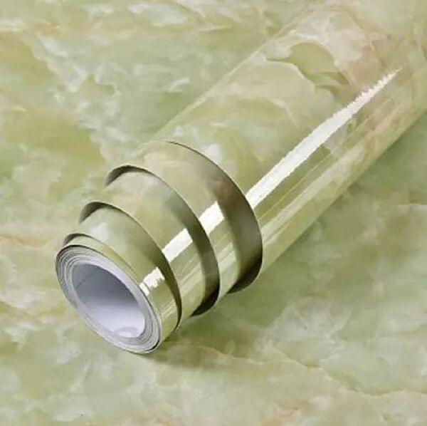 Green Oil-proof Marble Stickers PVC Waterproof Self-adhesive Roll | For ...