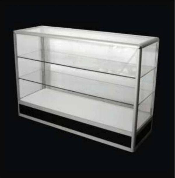 Product: Natural anodise full vision counter Code: C1 Size: 1200(w)x500 ...