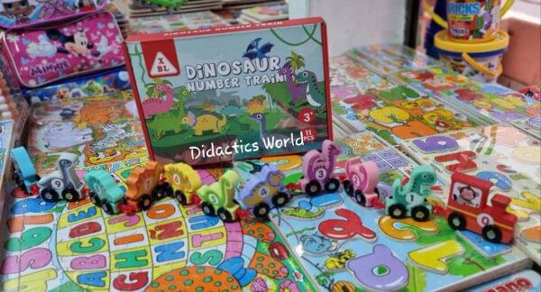 Tren Dinosaurios Del 1 al 10 | DIDACTIC'S WORLD 🌎🧸 LO MEJOR EN JUEGOS DIDACTICOS 🧩🥳