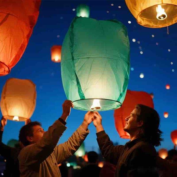 Sky Lantern(Per Piece Price) | Garg Novelties