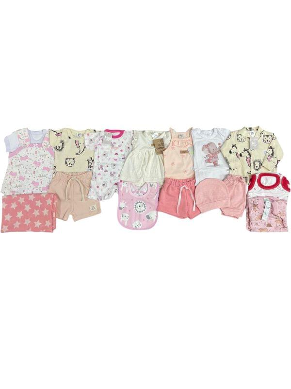 COMBO ENERO-FEBRERO PARA NENA (11 ARTÍCULOS) JARDINERO CON BODY MC ...