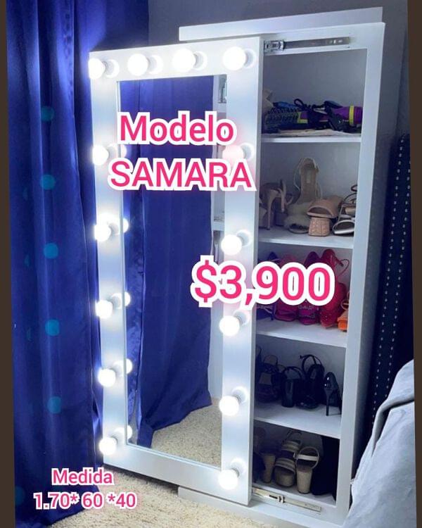 Modelo Samara (Espejo Con repisas Interior) | Vanity Voss Mueblerias