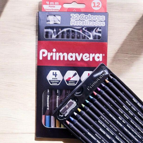 Colores Primavera Black Metalizados x12 | Morita