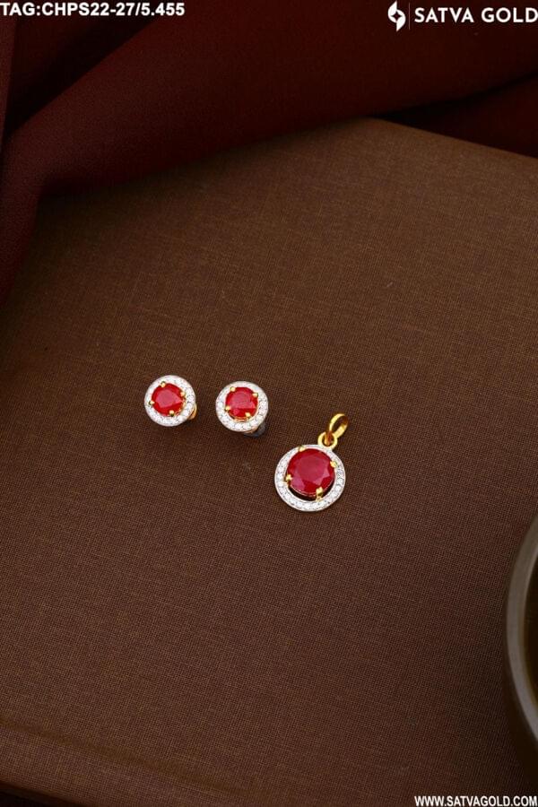 Chain Pendant Set | SATVA GOLD