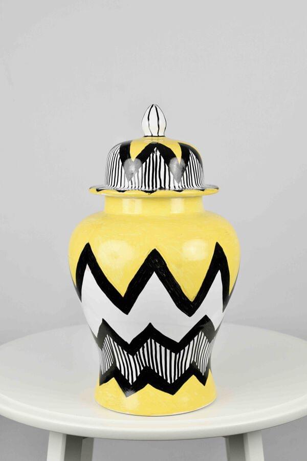 Ginger jar H12" D8" | DNF Ceramics