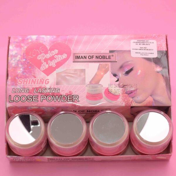 REF:A21 - POLVO DE HADAS CON ESPEJO IMAN OF NOBLE | Clic’cloc cosmetics