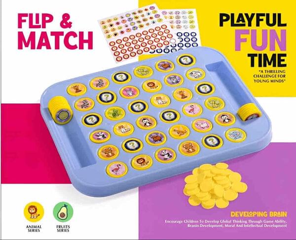 FLIP & MATCH GAME ( SEE VIDEO) | GEETA TOYS