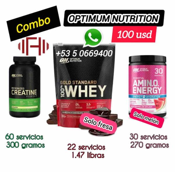 COMBO OPTIMUM NUTRITION | FIT HABANA