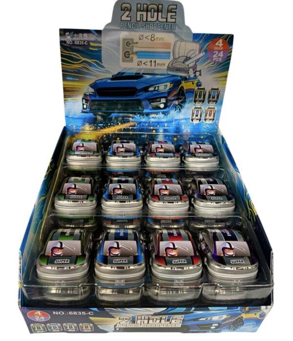 Car Design Metal Pencil Sharpener | Fusion Toys