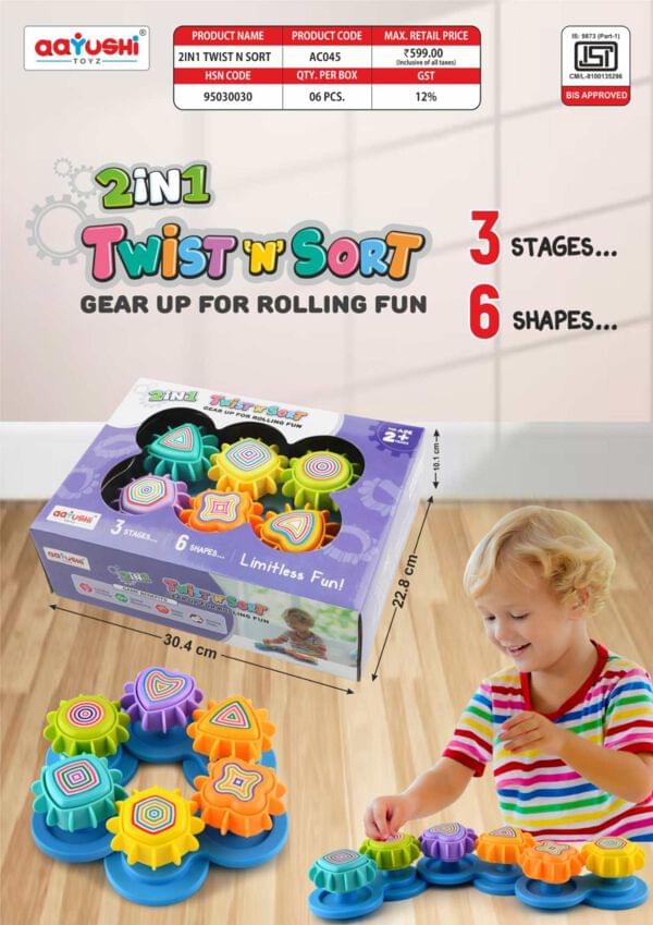 2 in 1 Twist & Sort | Kamal Enterprises