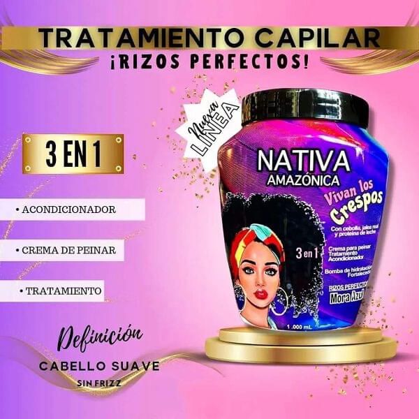 tratamiento capilar para rizos un litro | Amagine_Cosmetic