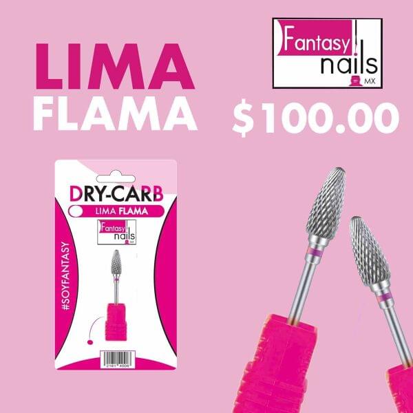 PUNTA METAL LIMA FLAMA FANTASY NALS | SHOP NAILS DISTRIBUIDORA MX