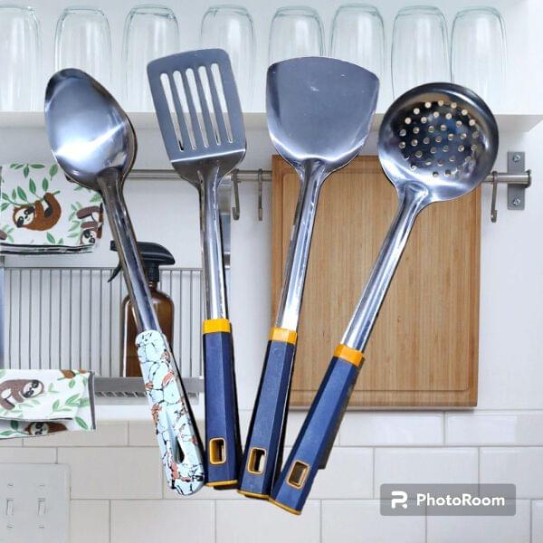 QF28 JUEGO DE 4 CUCHARONES DE COCINA | MADISON LUX