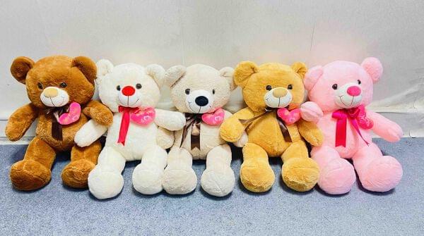 TEDDY BEAR HEART 50CM | TOYS24 (wholesale only )